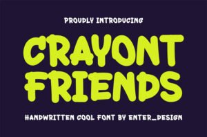 Crayont Friends Font - FreeDaFonts