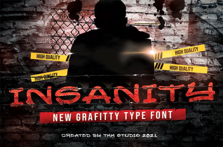 Insanity Font - FreeDaFonts
