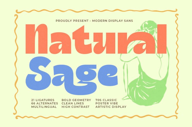 Natural Sage Font - FreeDaFonts