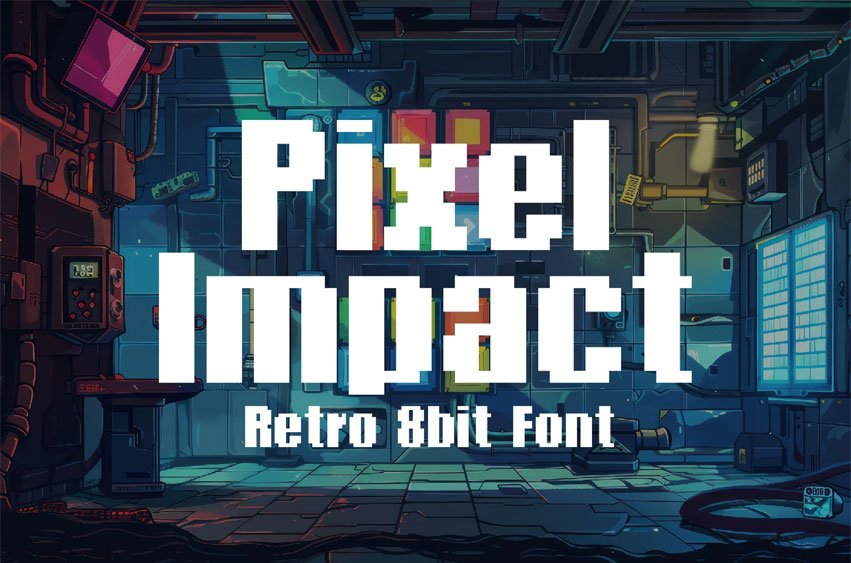 Pixel Impact Font - FreeDaFonts