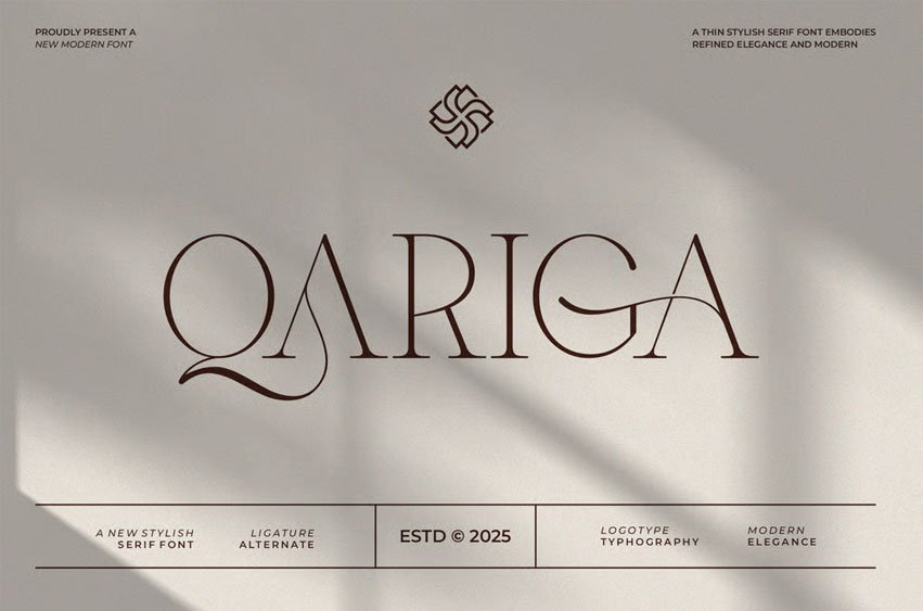 Qariga Font - FreeDaFonts
