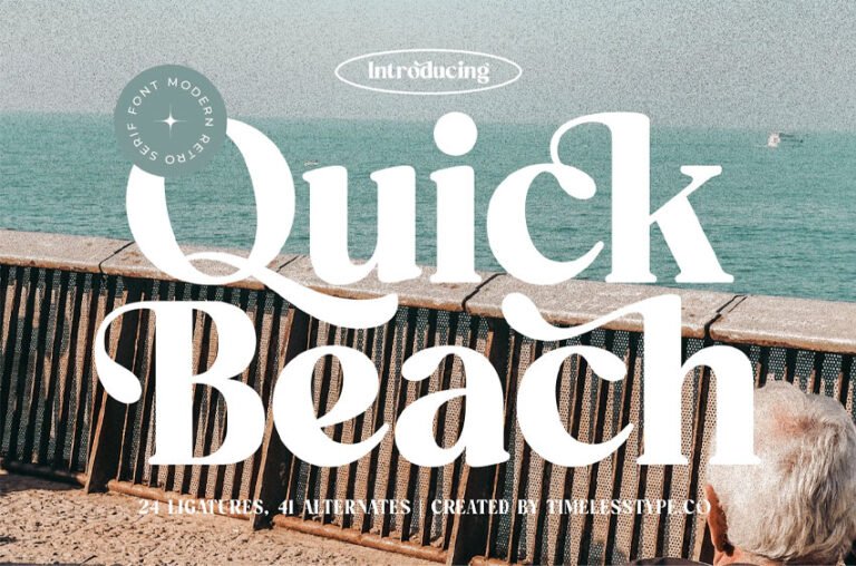 Quick Beach Font - FreeDaFonts