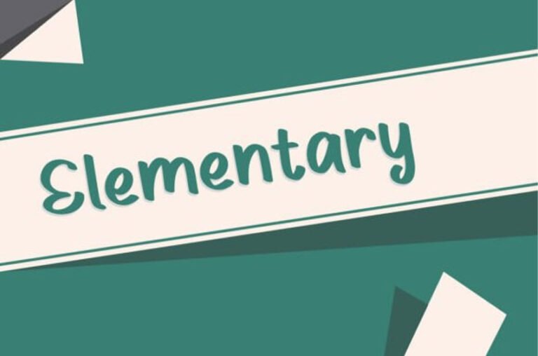 Elementary Font - FreeDaFonts