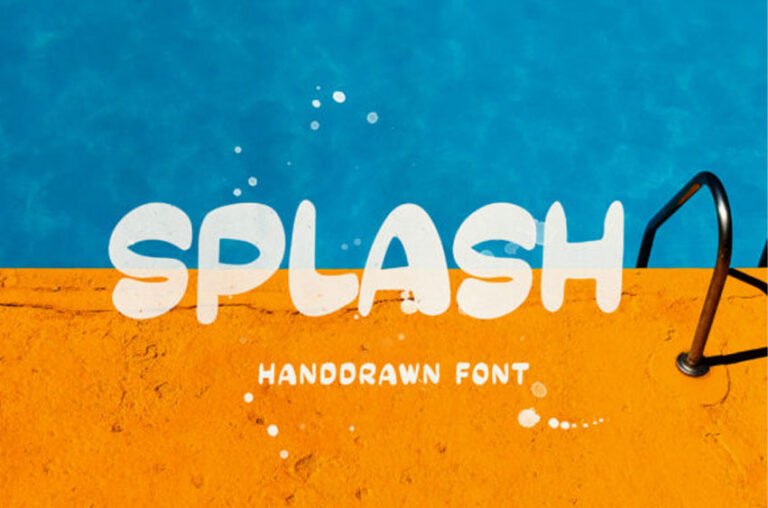 Splash Font - FreeDaFonts