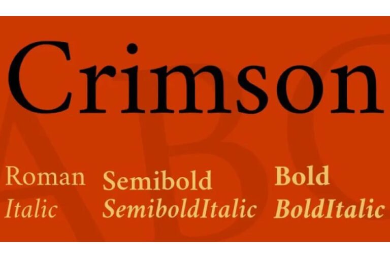 Crimson Text Oldstyle Font - FreeDaFonts
