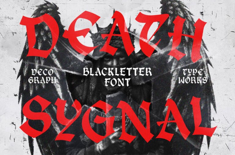 Death Signal Font - FreeDaFonts