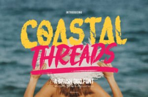 Coastal Threads Font - FreeDaFonts