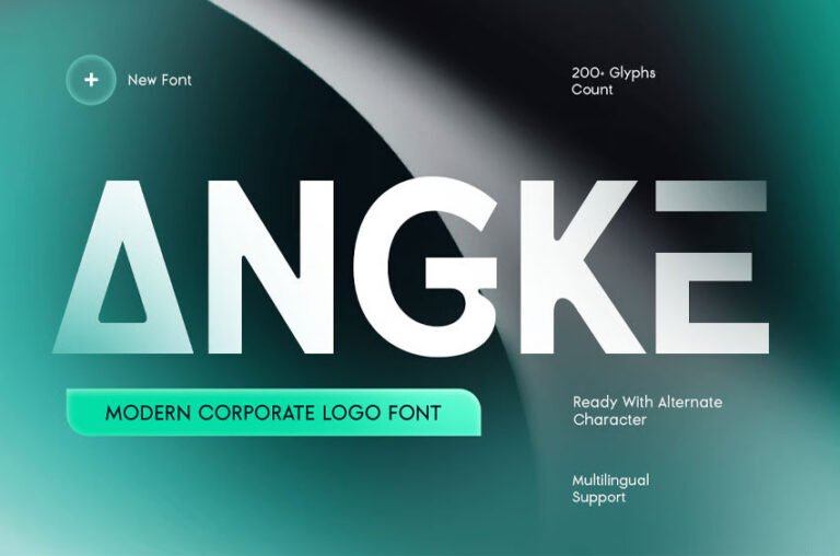 Angke Font - FreeDaFonts