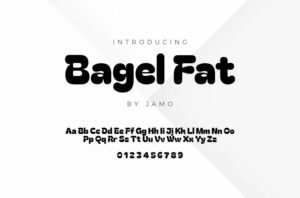 Bagel Fat Font - FreeDaFonts