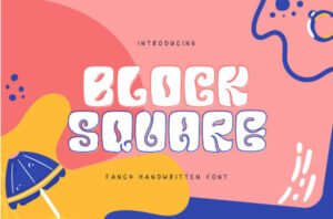 Block Square Font - FreeDaFonts