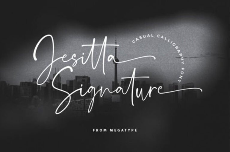Jesitta Signature Font - FreeDaFonts