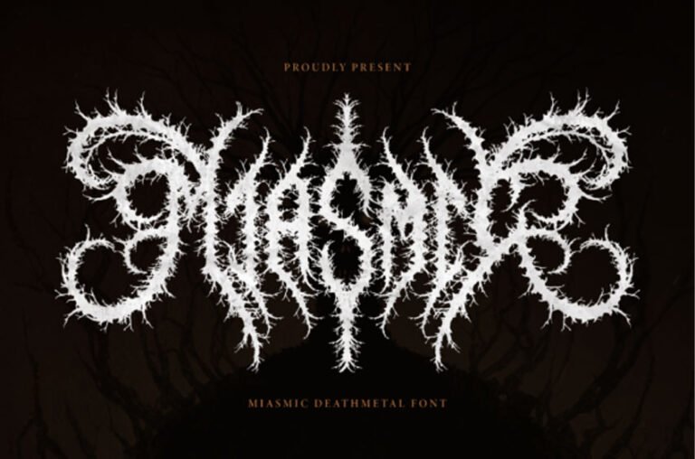 Miasmic Font - FreeDaFonts