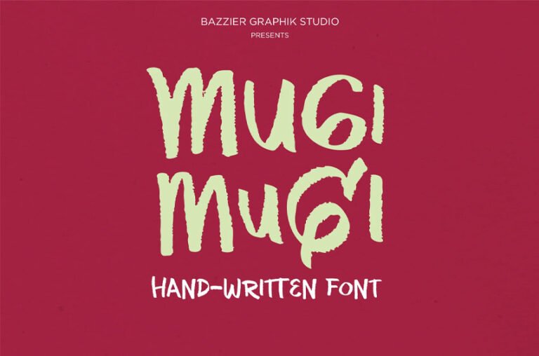 Mugi Mugi Font - FreeDaFonts